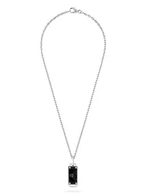 Philipp Plein Skull Bone Necklace - Silver