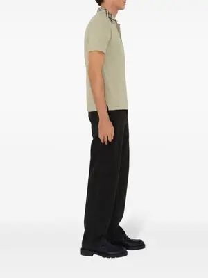 Burberry Cotton Polo Shirt - Neutrals