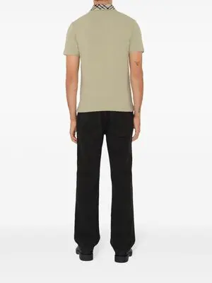 Burberry Cotton Polo Shirt - Neutrals