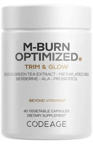 CODEAGE M-burn Optimized Decaf Green Tea, Berberine