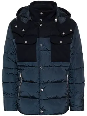 BOSS Water-repellent Padded Jacket - Blue