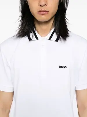 BOSS Logo Patch Short-sleeves Polo Shirt