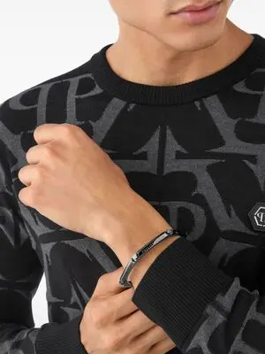 Philipp Plein Cuff Bracelet - Black