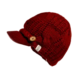 NIRVANNA DESIGNS Nirvanna Designs Broadway Hat Burgundy