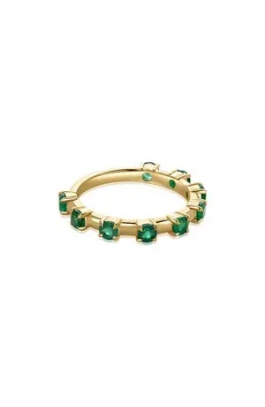 VALANI ATELIER 14k Gold Emerald Band Ring