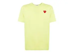 Play Comme Des Garcon Logo Embroidered T-shirt