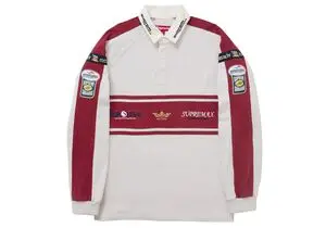 Supreme Chest Stripe Rugby - Stone