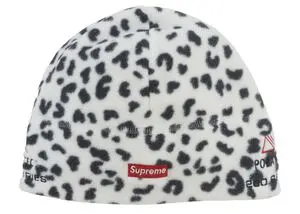 Supreme Polartec Beanie - Leopard