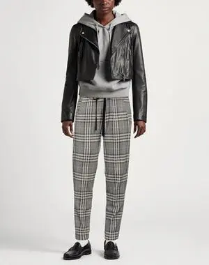 EMMA & GAIA Tapered Glen Plaid Flannel Pants
