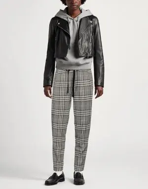 EMMA & GAIA Tapered Glen Plaid Flannel Pants