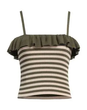 Vicolo Frill Camis Tanks For Women