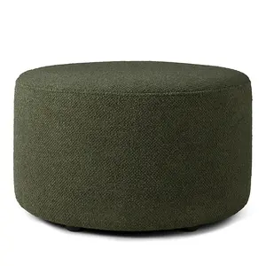 ETHNICRAFT Barrow Pouf, Large - Pine Green