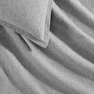 Calvin Klein Melange Flannel 3 Piece Duvet Cover Set, Queen