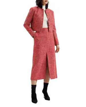 Ted Baker London Sumis Boucle Midi Skirt