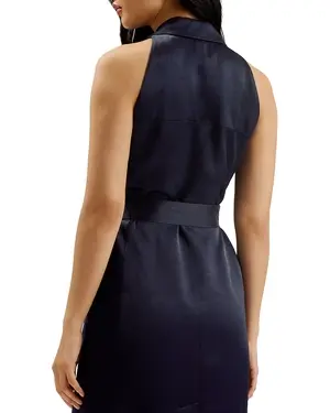 Ted Baker London Teerud Tailored Satin Midi Dress