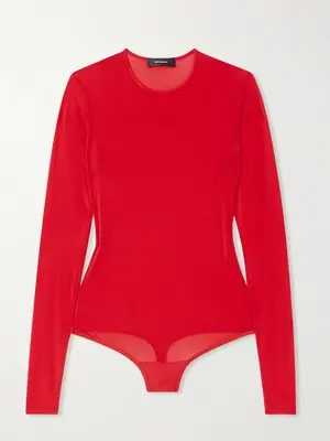 Wardrobe.NYC Stretch-jersey Thong Bodysuit