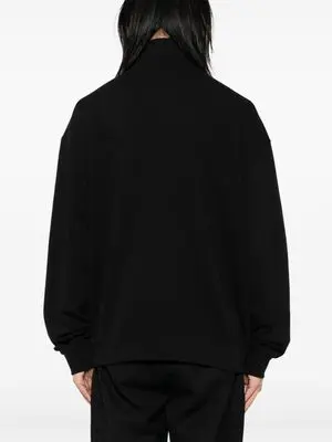Hugo Zip-neck Logo Print Sweatshirt