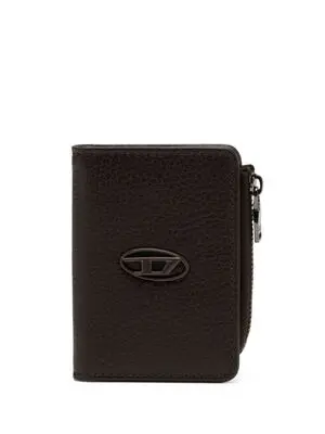 DIESEL® Tonal-design Leather Wallet - Brown