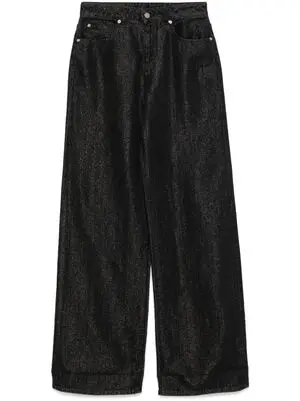 Emporio Armani Wide-leg Jeans - Black