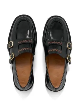 Marni Bambi 3.0 Leather Loafers - Black