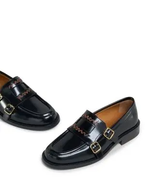Marni Bambi 3.0 Leather Loafers - Black