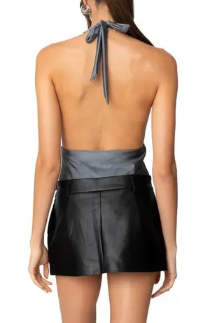 EDIKTED Halter Bodysuit