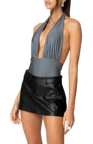 EDIKTED Halter Bodysuit