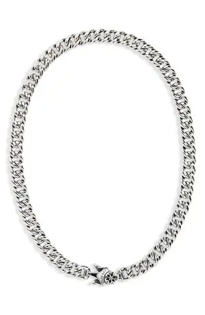 Good Art Hlywd Sterling Curb Chain Necklace - Silver