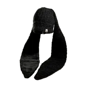 NIRVANNA DESIGNS Oversized Ear Beanie - Charcoal