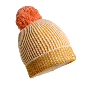 NIRVANNA DESIGNS Allen Pom Beanie - Honey