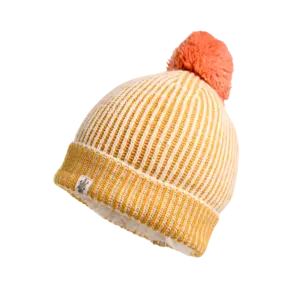 NIRVANNA DESIGNS Allen Pom Beanie - Honey