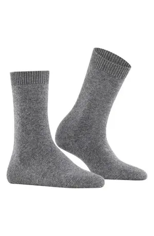 Falke Cosy Crew Socks - Light Grey