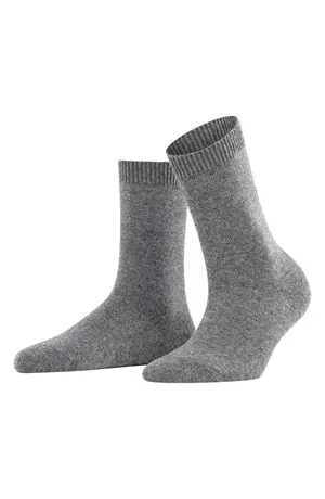 Falke Cosy Crew Socks - Light Grey