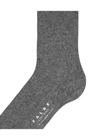 Falke Cosy Crew Socks - Light Grey