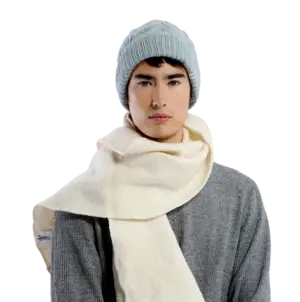 NIRVANNA DESIGNS Lenox Cable Knit Beanie - Ash