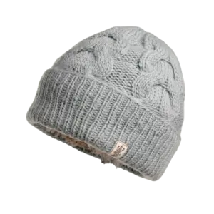 NIRVANNA DESIGNS Lenox Cable Knit Beanie Sky
