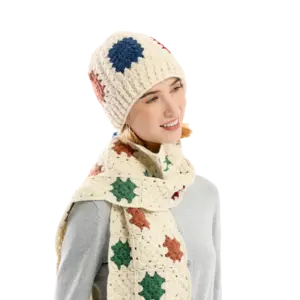 NIRVANNA DESIGNS Crochet Patch Beanie