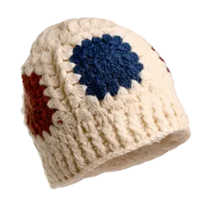 NIRVANNA DESIGNS Crochet Patch Beanie