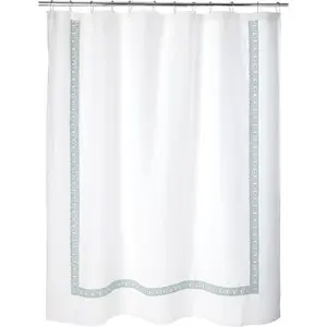 MATOUK Ophelia Linen Shower Curtain - Jade