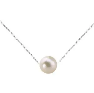 DONATELLO GIAN Sterling Silver Shell Pearl Necklace - Black