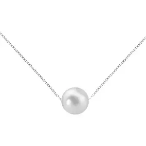 DONATELLO GIAN Sterling Silver Shell Pearl Necklace - Grey
