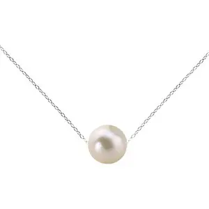 DONATELLO GIAN Sterling Silver Shell Pearl Necklace - White