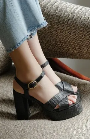 ANDREA GOMEZ Bella Sandal - Black