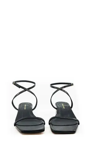 ANDREA GOMEZ Brook Minimal Sandals - Black