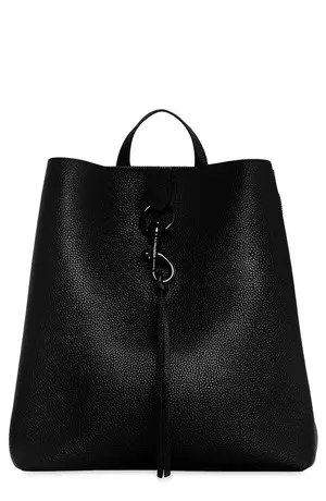 Rebecca Minkoff Megan Leather Backpack - Black