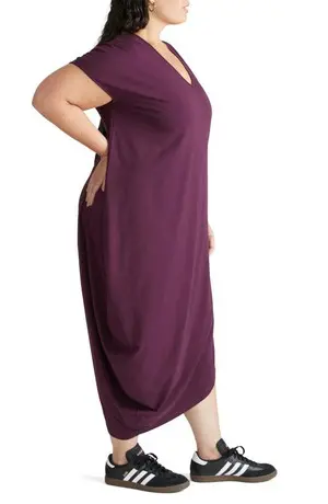 Universal Standard Geneva Asymmetric T-shirt Dress - Aa
