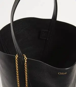 Chloé Medium Spin Tote Bag - Black