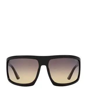 TOM FORD Injected Sunglasses - Black