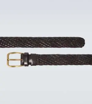 Brunello Cucinelli Braided Leather Belt