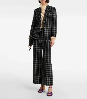 Valentino Garavani Checked Wool Jacket